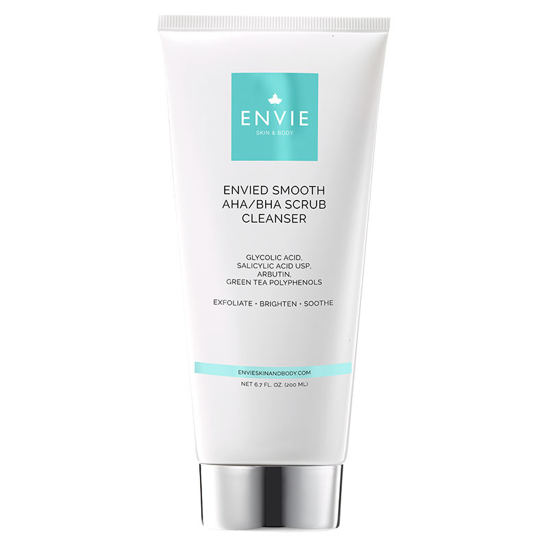 Envie Skin & Body Envied Smooth AHA/BHA Scrub Cleanser (6.7 oz) - Envie ...